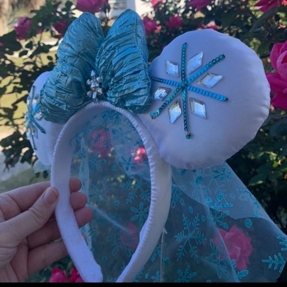 Disney | Accessories | Elsa Minnie Ears Disney | Poshmark